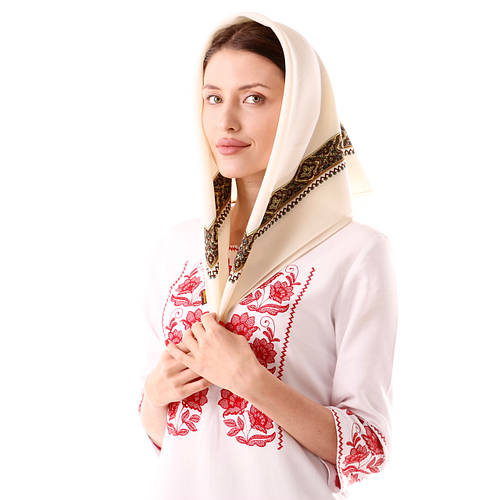 Купить Хустка вовняна японська 100% вовни. D80/16, цена 799 грн — Prom.ua (ID#1711081808)