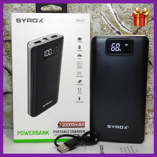 Купити Power bank SYROX PB107 20000 mAh (реальна ємність) повер банк ...