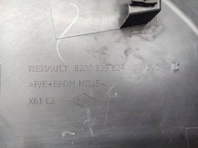 Купить Накладка крыла задняя левая 8200839624 для Renault Kangoo II ...