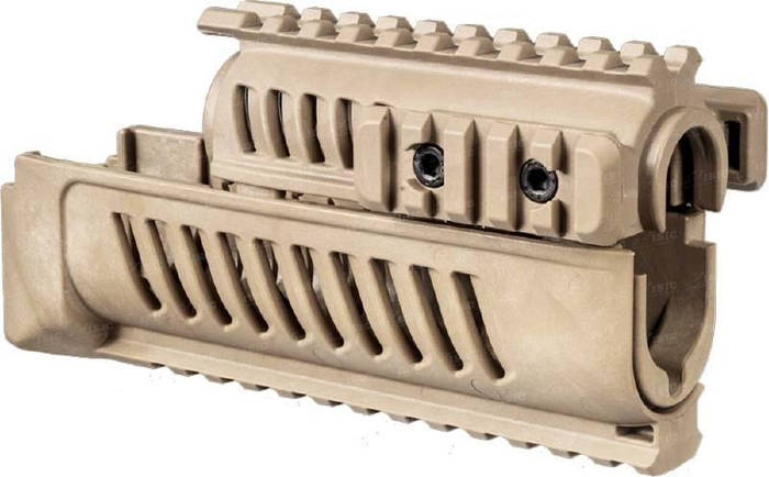 Купить Цевье FAB Defense полимерное для Сайгы 4 планки, цвет - Coyote ...