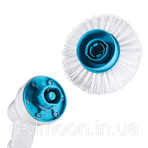 Электрическая щетка для уборки Spin Scrubber с 3 насадками ...