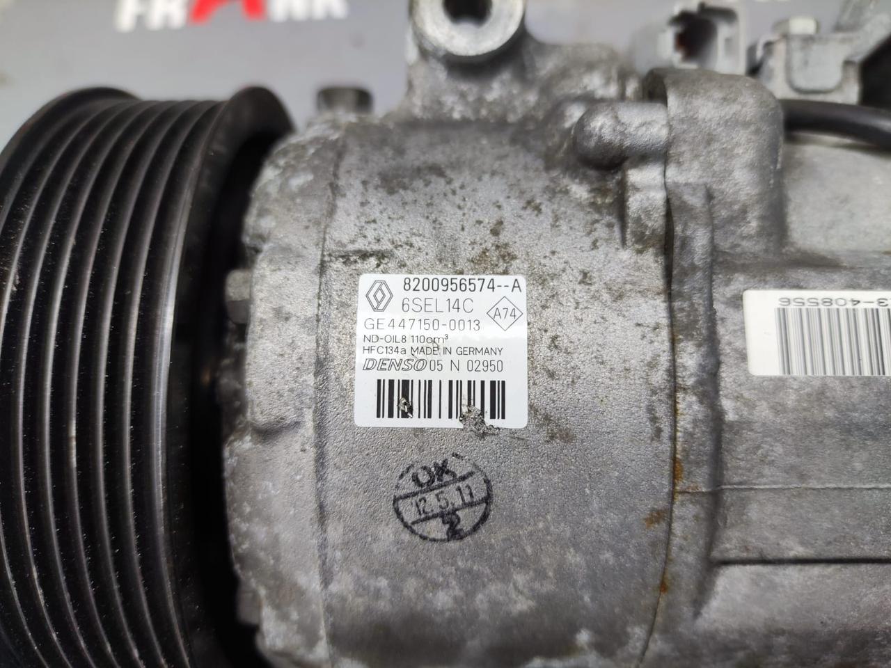 Компрессор кондиционера 8200956574 для Renault Scenic III, Megane III ...