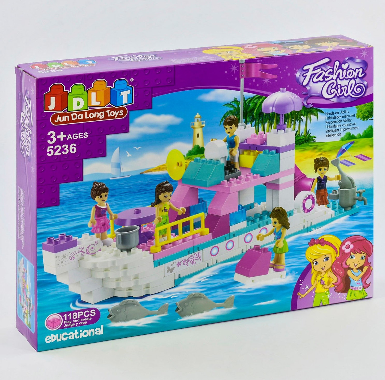 Купить Детский блочный конструктор JDLT 5236 - Морская прогулка, цена 1312 грн — Prom.ua (ID ...