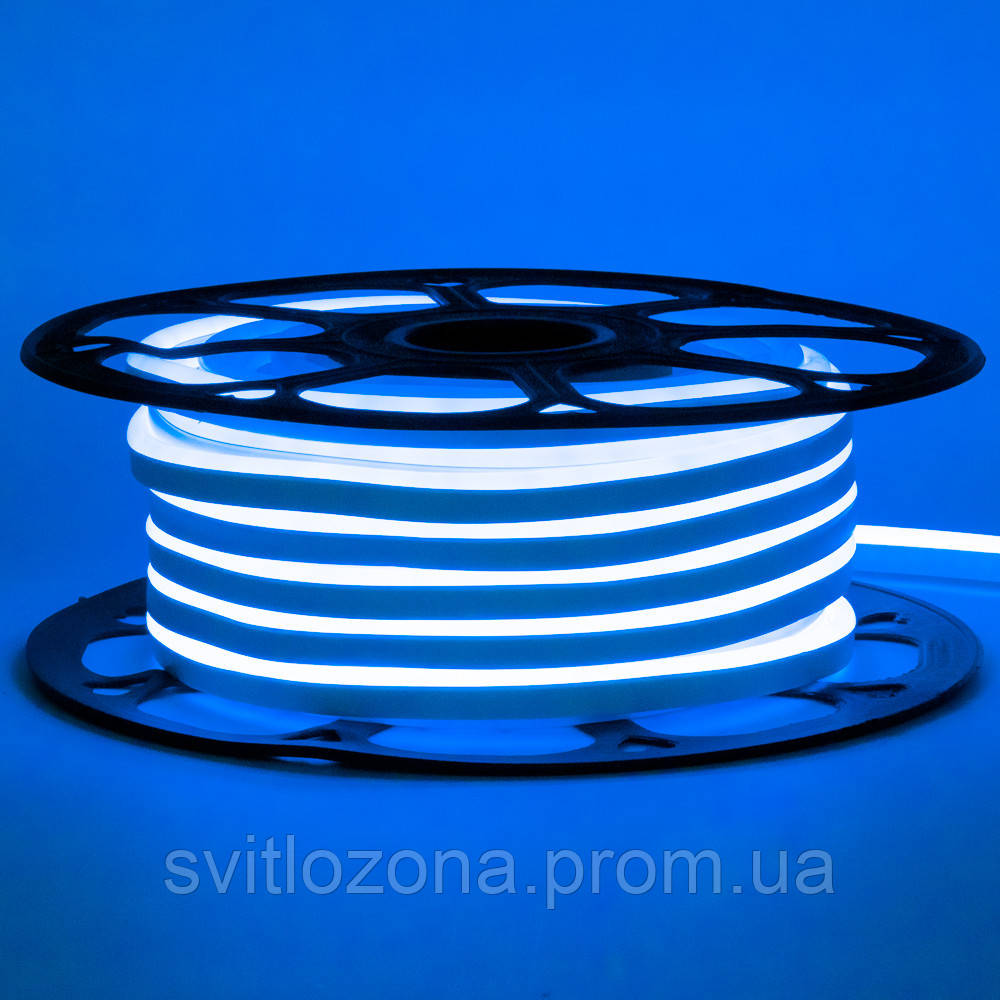 Купить Светодиодный неон 12V PROF, 6Х12, синяя, уличный, 1м, цена 205 ...