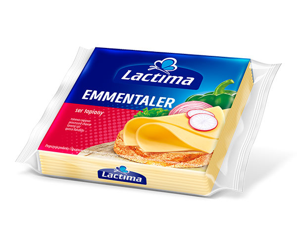 Сир тостовий Емменталер 130г Lactima // 10 шт в ящику, цена: 51 ...