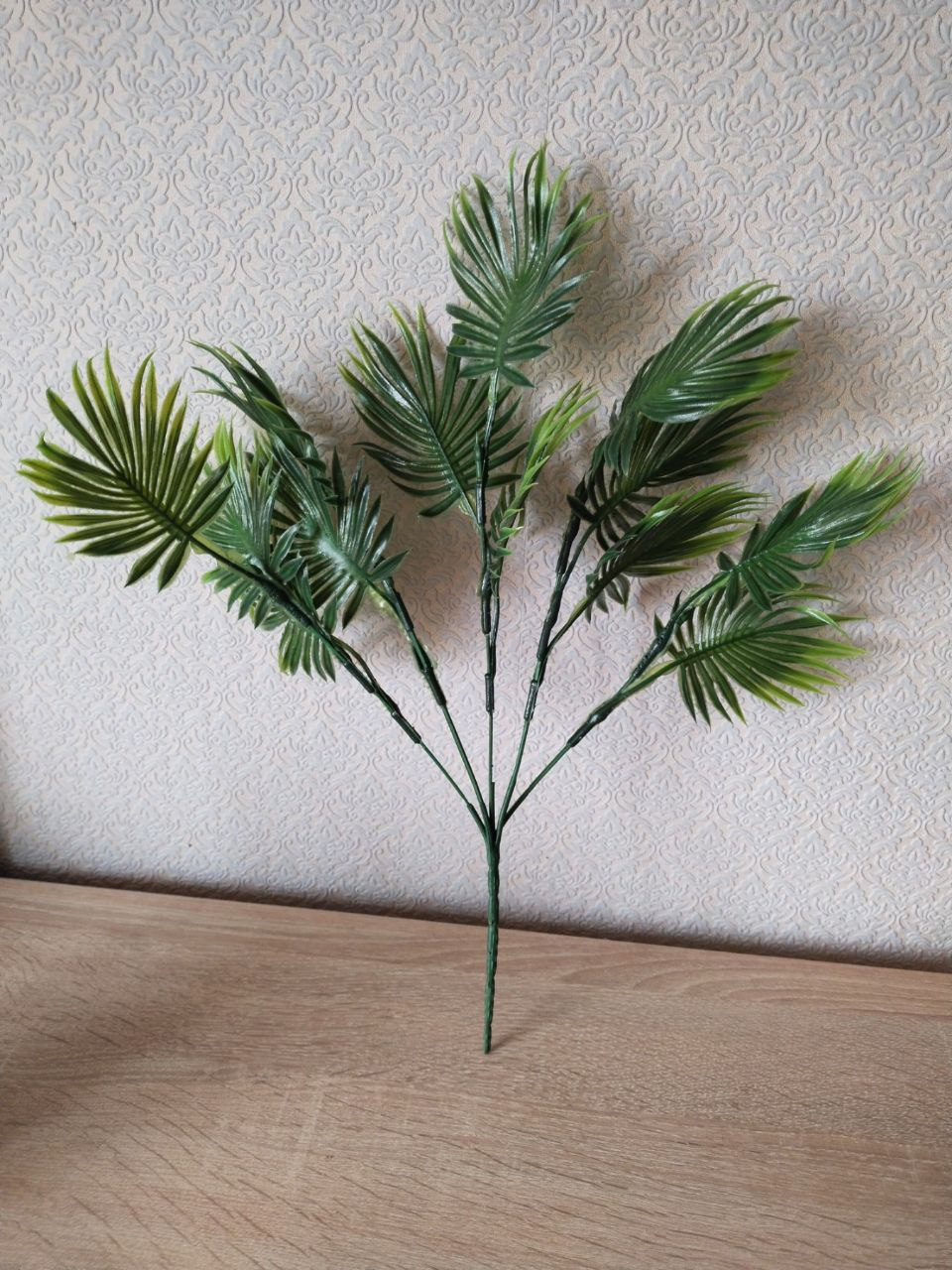 Искусственная Зелень "Лист Пальмы" - пластик (ID#1711490630), цена: 26 ...