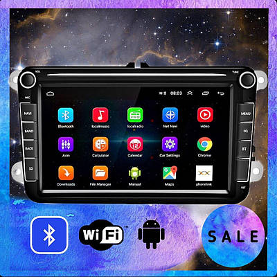 Штатная магнитола Android 9" для Volkswagen Passat B6, B7,CC ,Jetta, Polo, Golf, Touran, Caddy ...