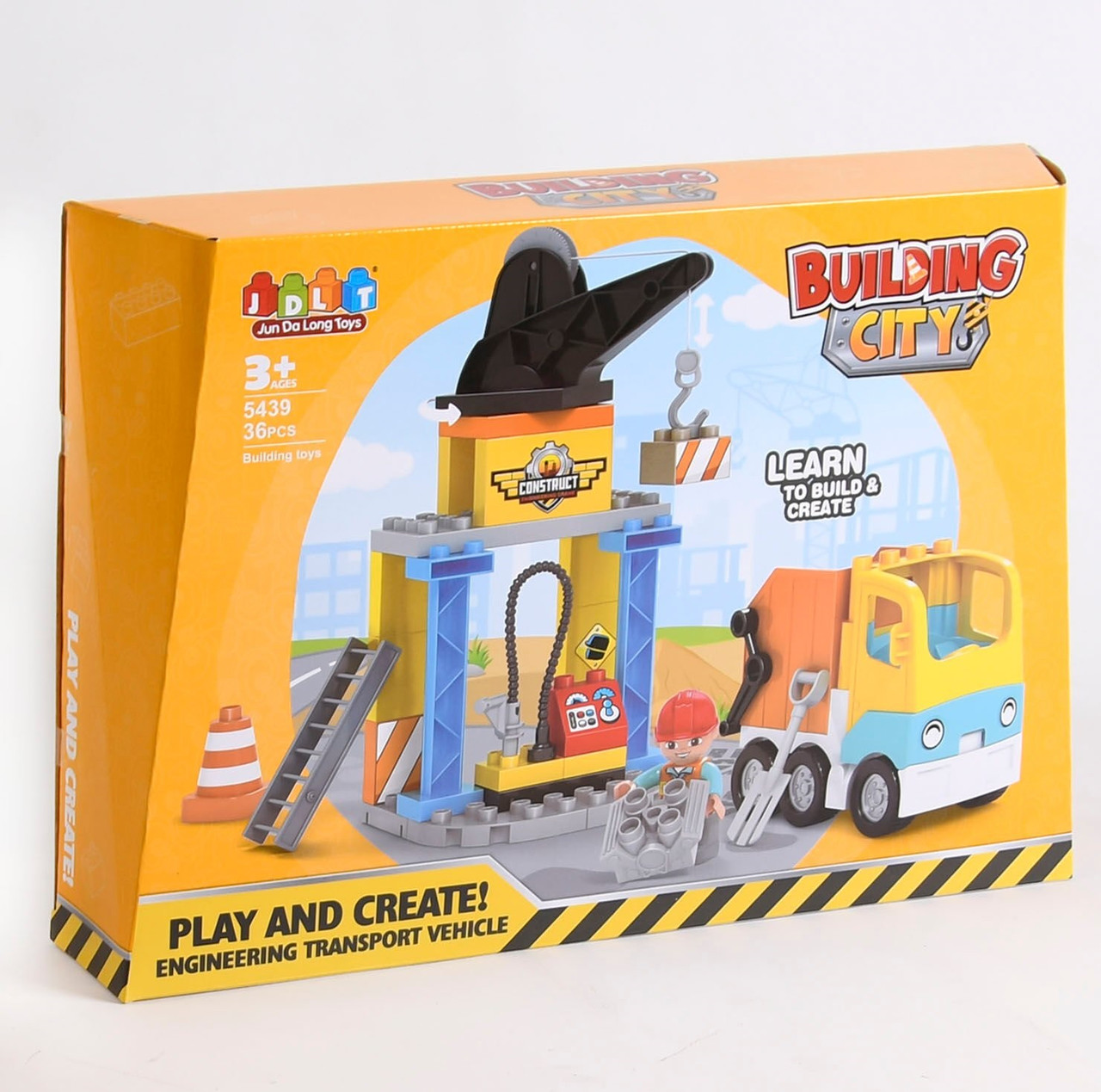 Купить Детский блочный конструктор JDLT 5439 - Строительная площадка, цена 640 ₴ — Prom.ua (ID ...