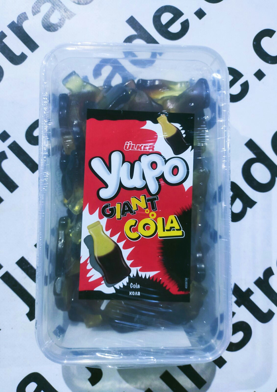 Жувальні мармеладні цукерки Yupo Giant Cola 1 кг. 8бл./ящ. № 216888 (ID ...