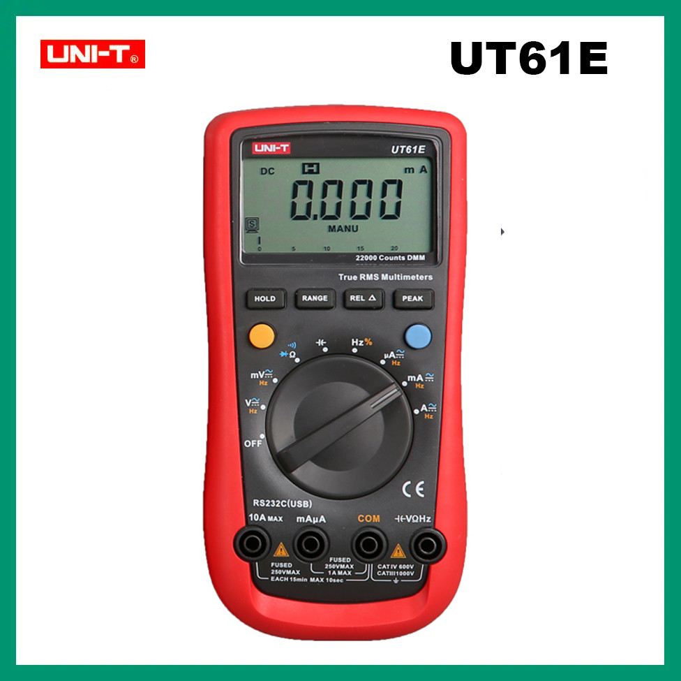 Купить Мультиметр UNI-T UT61E True RMS, цена 3470 грн — Prom.ua (ID ...