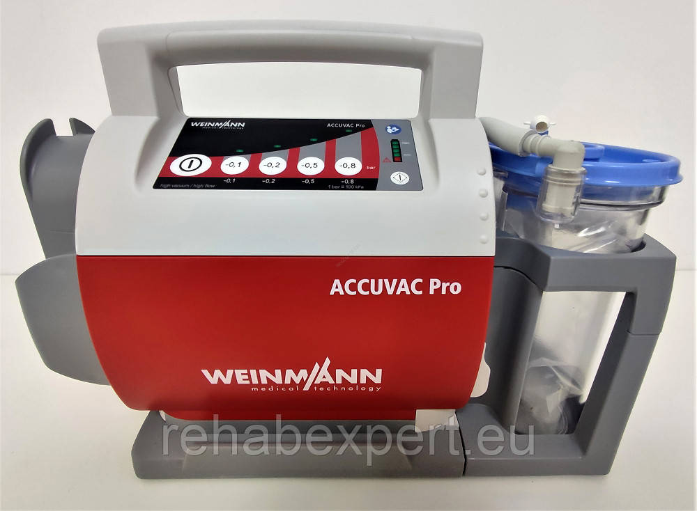 Мобільний аспіратор для швидкої медичної допомоги WEINMANN ACCUVAC Pro ...