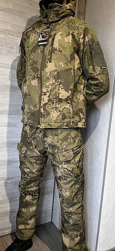 Тактическая зимняя комплект куртка и штаны Softshell METAM, цена 4800 ...