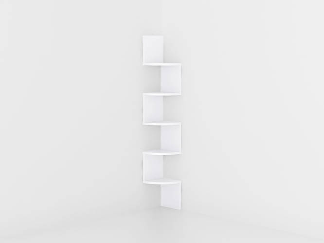 Купить Угловая полка Forte Lilly Белый 1224x200x200, цена 850 грн ...