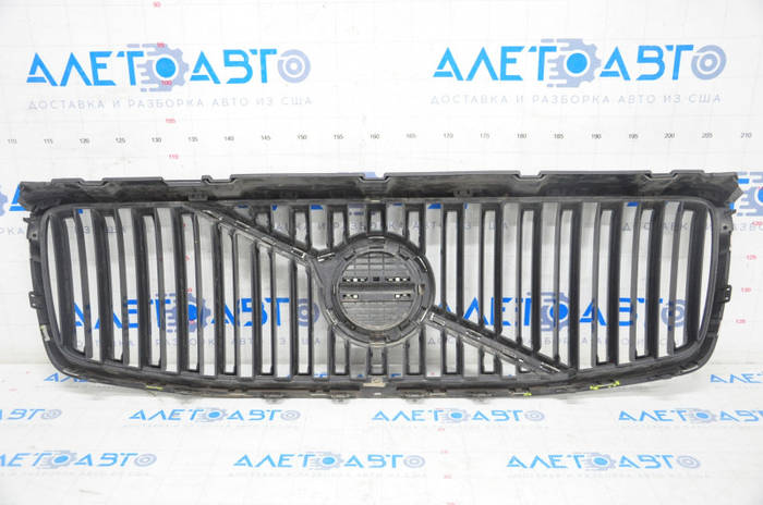 Решетка радиатора grill со значком Volvo XC90 16- хром, трещина, слом ...