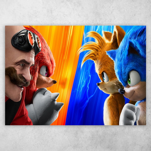 Плакат постер "Sonic / Соник" №12 А3 (ID#1713677577), цена: 70 ...