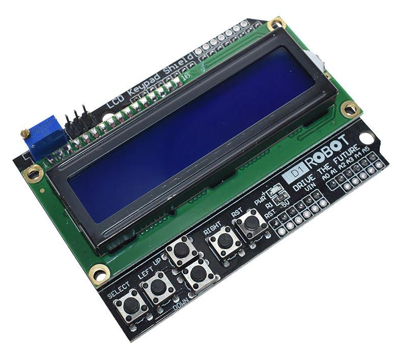 Купити Модуль LCD1602 з клавіатурою Arduino Shield синій з доставкою по ...