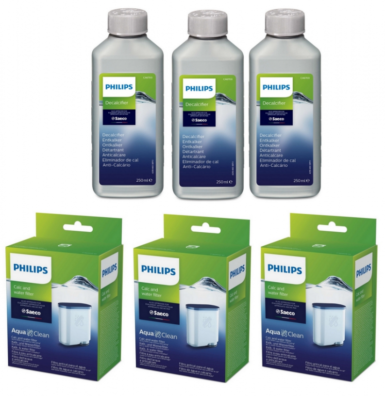 Купить Набор Philips Saeco (фильтр для воды Philips AquaClean CA6903/10 ...