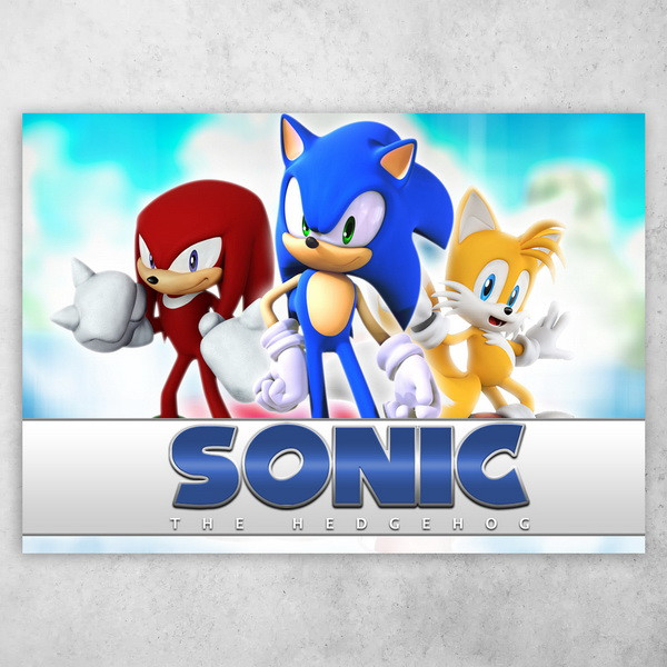 Купити Плакат постер "Sonic / Сонік" №33, ціна 45 ₴ - Prom.ua (ID ...