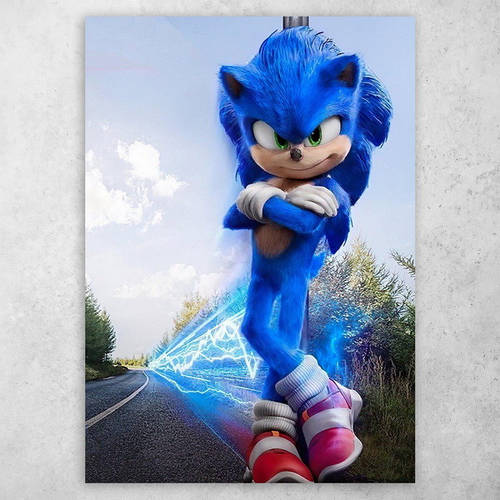 Плакат постер "Sonic / Сонік" №39, ціна 45 грн — Prom.ua (ID#1713794188)