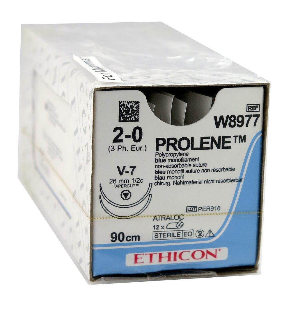 Купити Хірургічна нитка Ethicon Пролен (Prolene) 2/0, довжина 90 см, 2 ...
