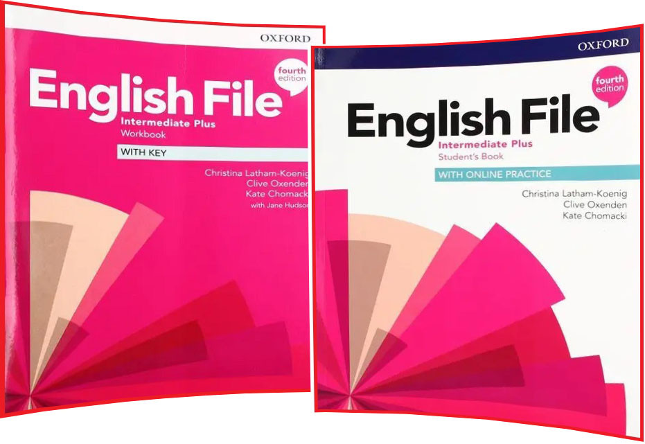 English File Intermediate Plus. Student's+Workbook. Комплект книг з ...