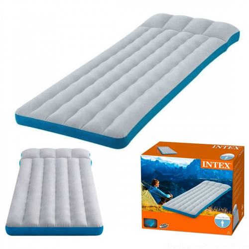 Надувной кемпинговый матрас Intex 67998 (72-189-20 см) с подголовником ...