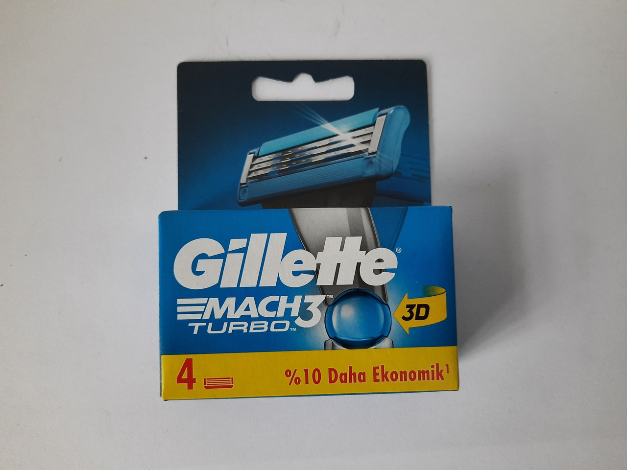 Кассеты для бритья мужские Gillette Mach3 Turbo 4 шт ( Жиллет Мак 3 ...