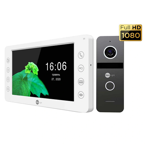 Комплект відеодомофона Neolight KAPPA HD KIT Graphite, ціна 7000 грн ...