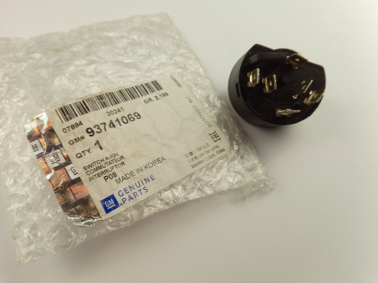 Контактная Группа Замка Зажигания Nexia, "GM" (93741069) — Купить ...