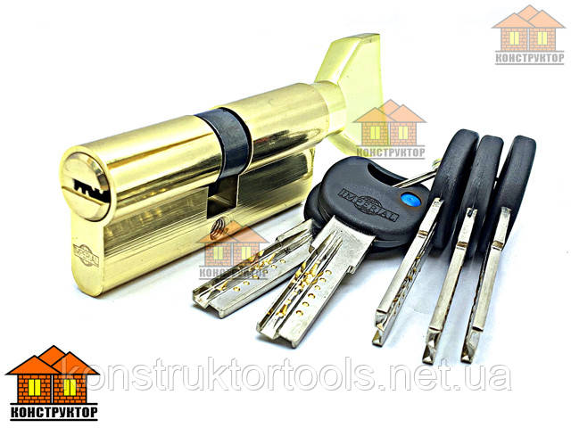 Цилиндр IMPERIAL латунь CK-70mm 35/35мм. цвет полированная латунь (ID#1714596232), цена: 360 ...