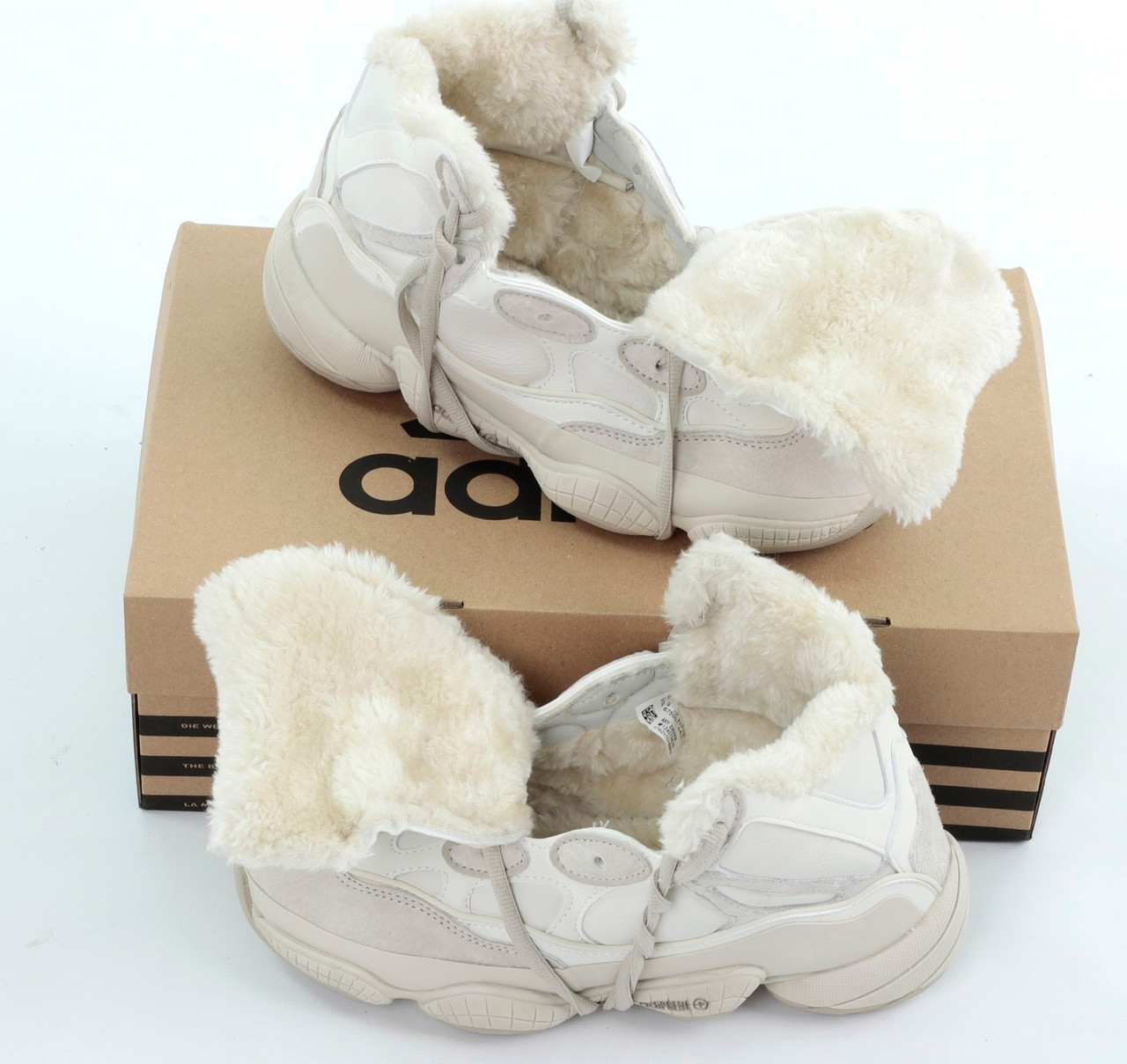 Обувь зимняя Адидас Изи Буст 500. Зимние кроссовки мужские и женские с ...