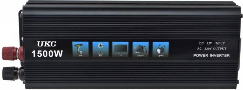 ПРЕОБРАЗОВАТЕЛЬ AC/DC 1500W 12V SSK UKC - EH | ИНВЕРТОР В МАШИНУ | АВТОМОБИЛЬНЫЙ ПРЕОБРАЗОВАТЕЛЬ ...