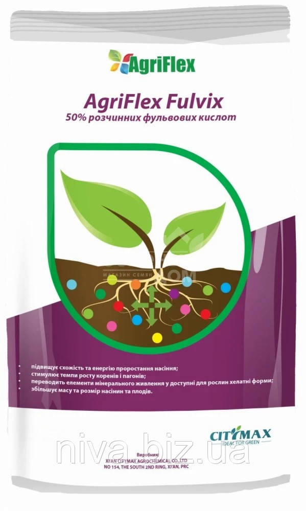Агріфлекс Фульвікс (AgriFlex Fulvix) біодобриво на основі фульвокислот ...