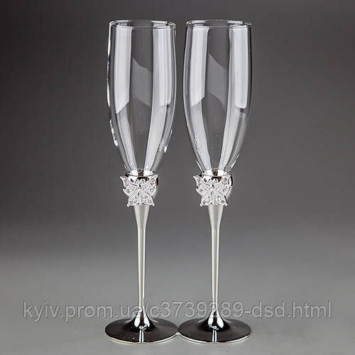 Купить Свадебные бокалы "Бабочки", цена 714 ₴ — Prom.ua (ID#1715460226)