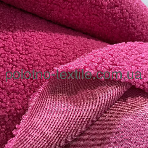 Купить Ткань букле шерсть (барашек) Малина, цена 380 ₴ — Prom.ua (ID ...