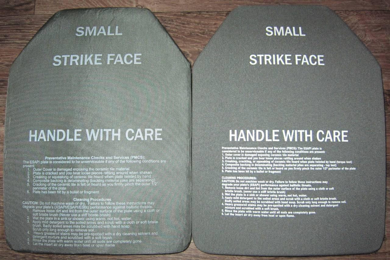 Комплект композитных бронеплит Esapi (Small) NIJ IV (аналог 6 ДСТУ) 2 ...