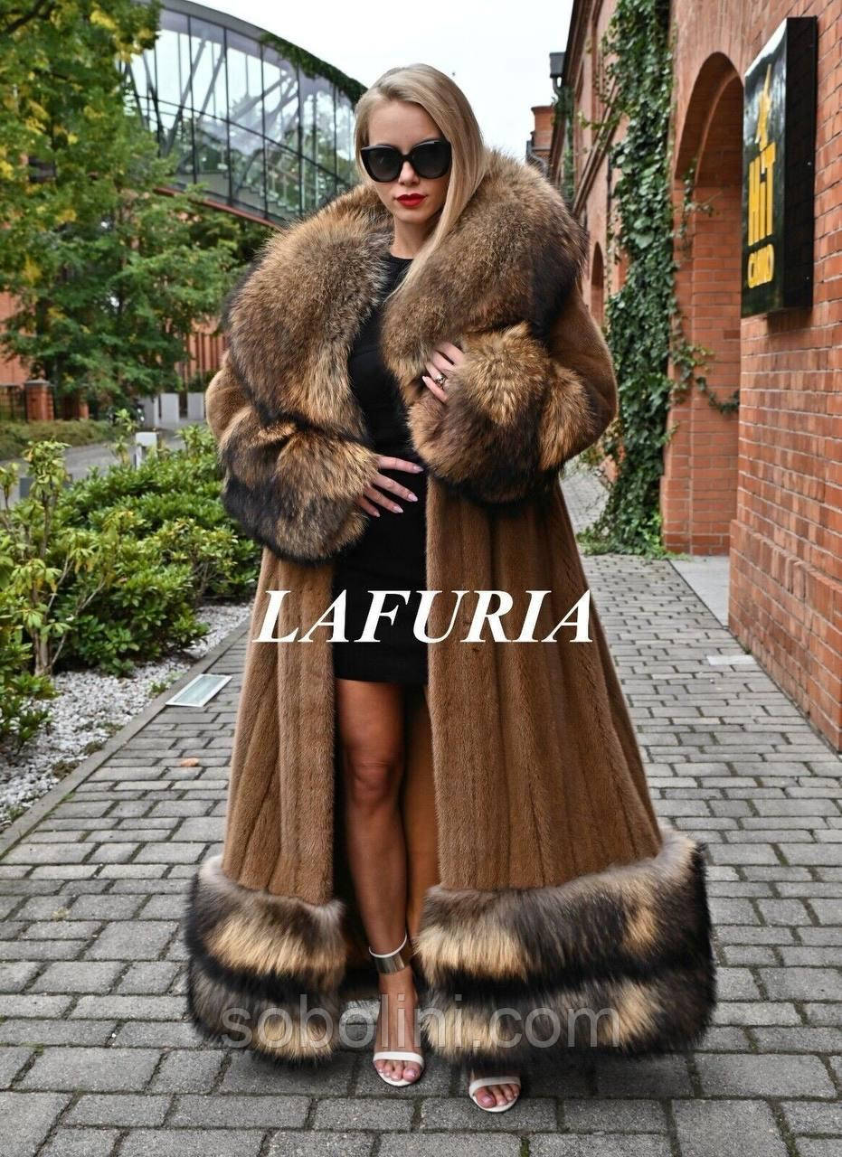 Шуба норкова комбінована продаж ціна у Києві Жіночі шуби від Меховые изделия Соболини