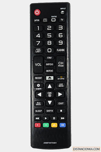Купить Пульт для телевизора LG AKB74475401, цена 132 ₴ — Prom.ua (ID ...