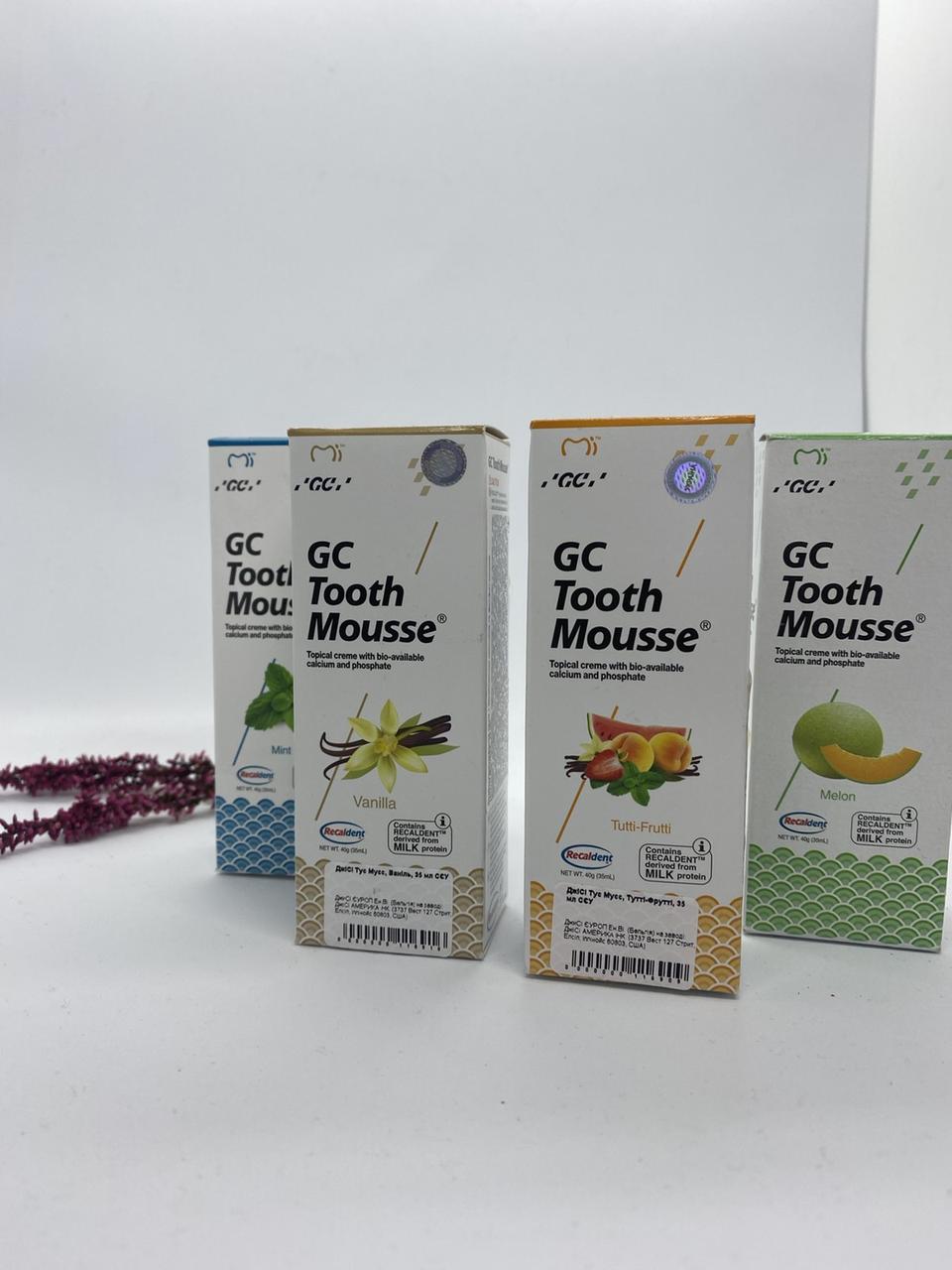 Купити GC Tooth Mousse Тус-Мусс- гель для ремінералізації ваніль м'ята ...