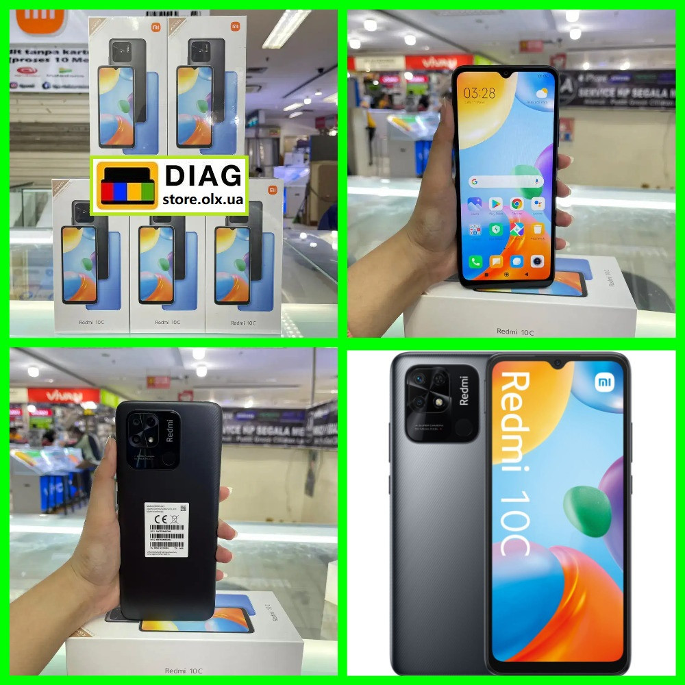 Смартфон Xiaomi Redmi 10C Gray 4/128GB+NFC/8 Ядер/50Mp| 5000mAh'Global ...