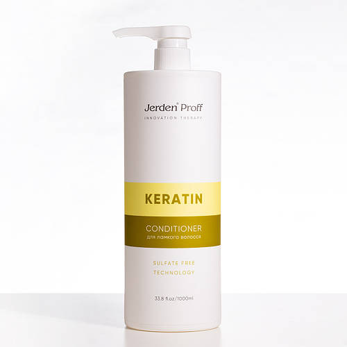 Кондиціонер для волосся безсульфатний з кератином JERDEN PROFF KERATIN CONDITIONER Sulfate Free ...