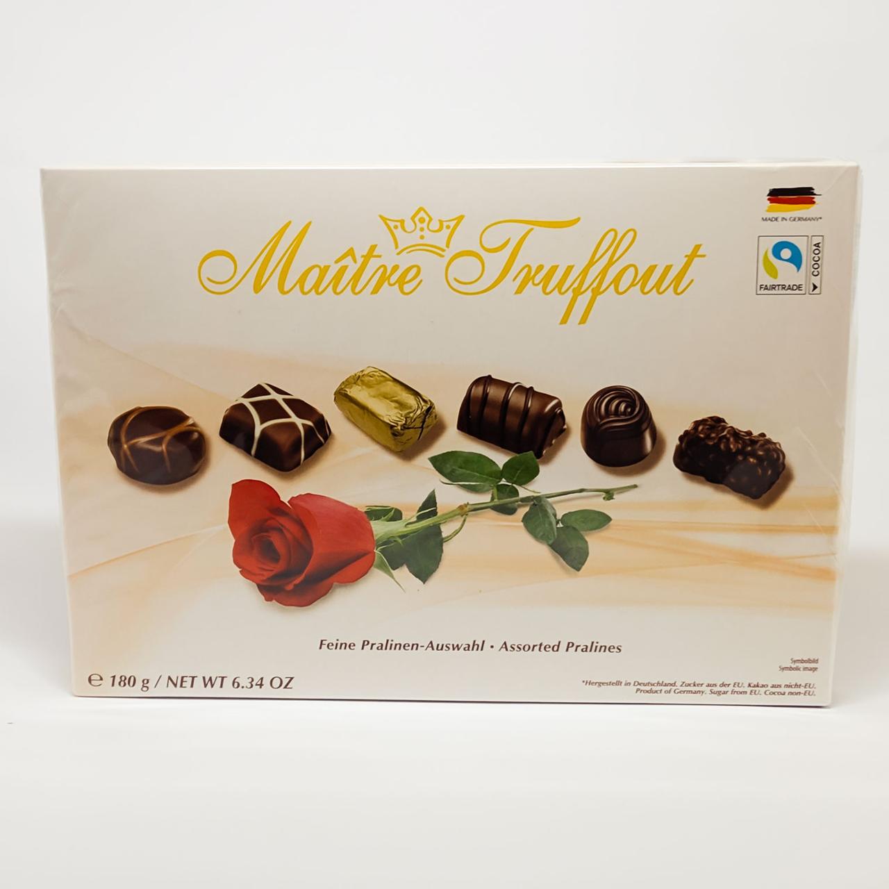 Купити Шоколадні цукерки асорті Maitre Truffout 180 грам, ціна 82.02 ...