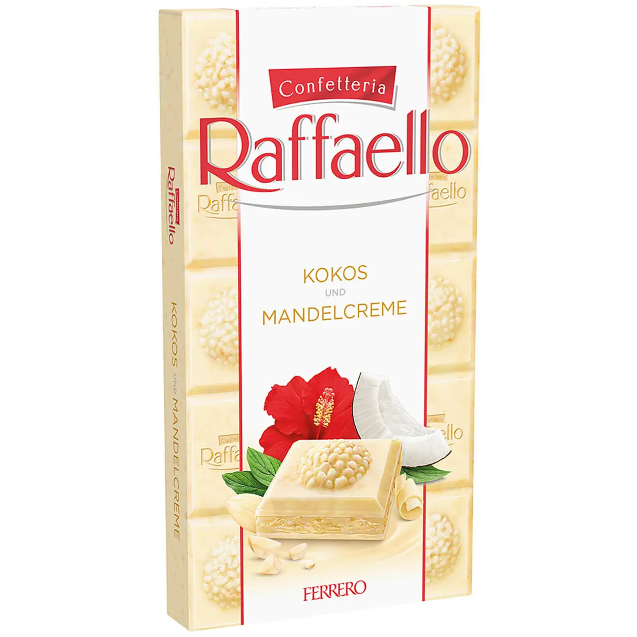 Шоколад Ferrero Rocher Raffaello білий з кокосовий начинкою 90 г, цена ...