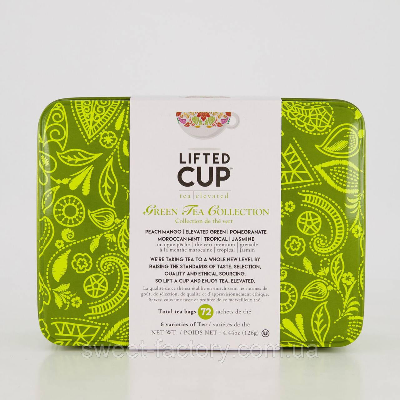 Купити Чай English Lifted Cup Classic Green Tea Box 72s 126g, ціна 804 ...