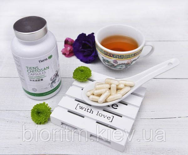 Купить ХитозанТяньши(Tiens) Китай, 100кап.по 25мг, оригинал,годен до 31 ...