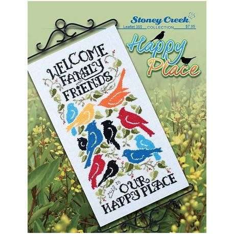 Купити Happy Place Схема для вышивки крестом Stoney Creek LFT355, ціна ...