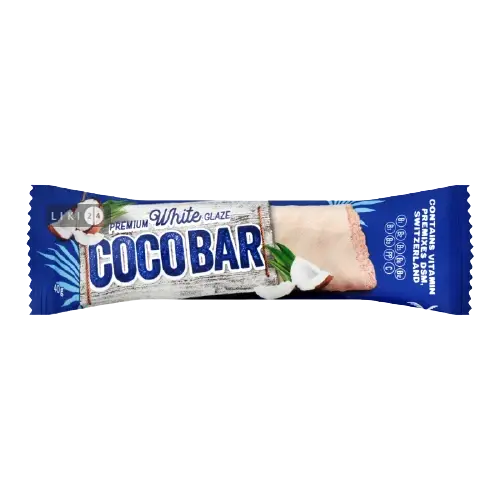 Батончик Coco Bar витаминизированный кокосовый в белой шоколадной ...