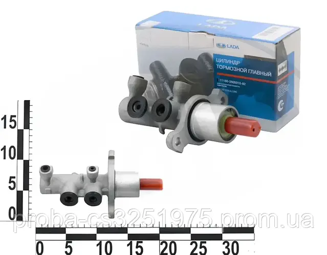 Циліндр гальмівний головний ВАЗ 1117-19, 2123, 2170-72, 2190-92 (ID ...