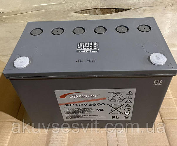Акумулятор Sprinter XP12V3000 (93Аг) EXIDE GNB (Португалія), ціна 14760 ...