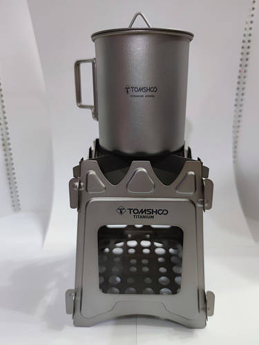 Купить Щепочниця титанова Tomshoo + титанова чашка Tomshoo 750ml, цена ...